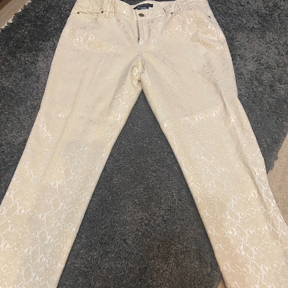 Etcetera | Jeans | Ivory Textured Etcetera Brand Pantsjeans Super Cute ...